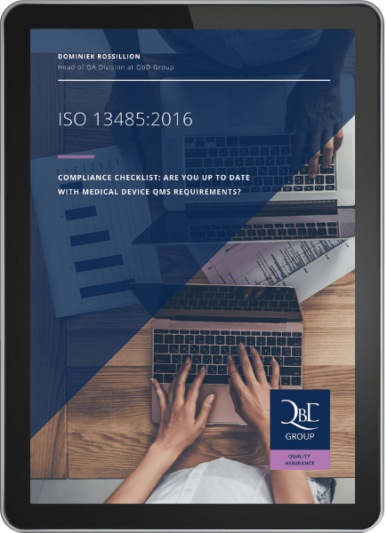 ISO 13485:2016 - Compliance Checklist | QbD Group Whitepaper