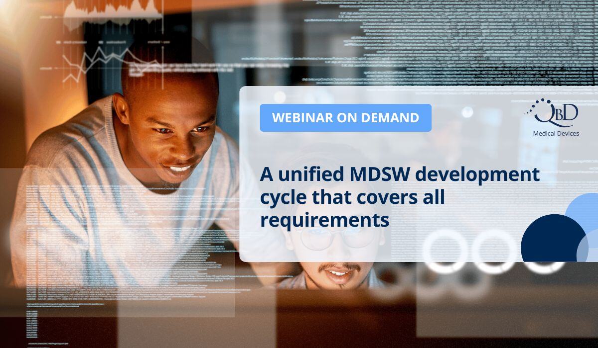A unified MDSW development cycle that covers all requirements | QbD Group